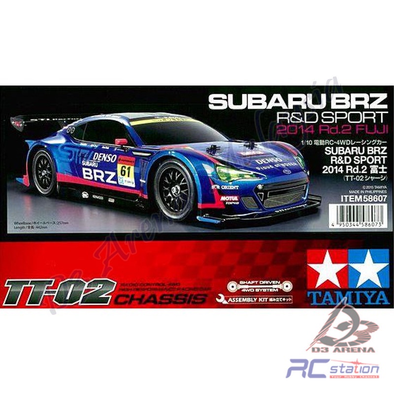 Tamiya TT02 #58607 - 1/10 Subaru BRZ R&D Sport 2014 Rd.2 Fuji (TT-02 ...