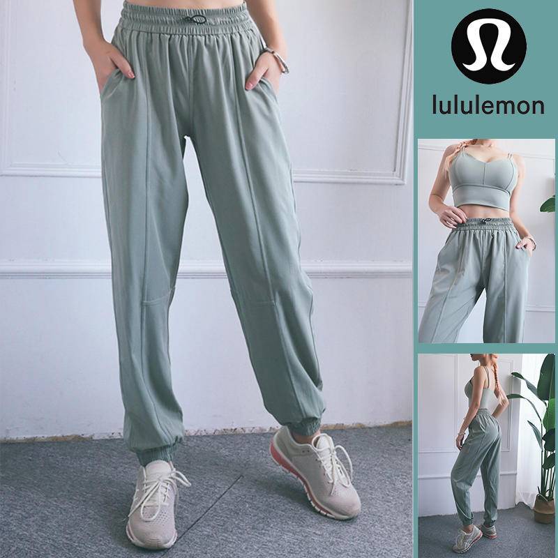 lululemon sports casual pants women's new drawstring high waist light ...