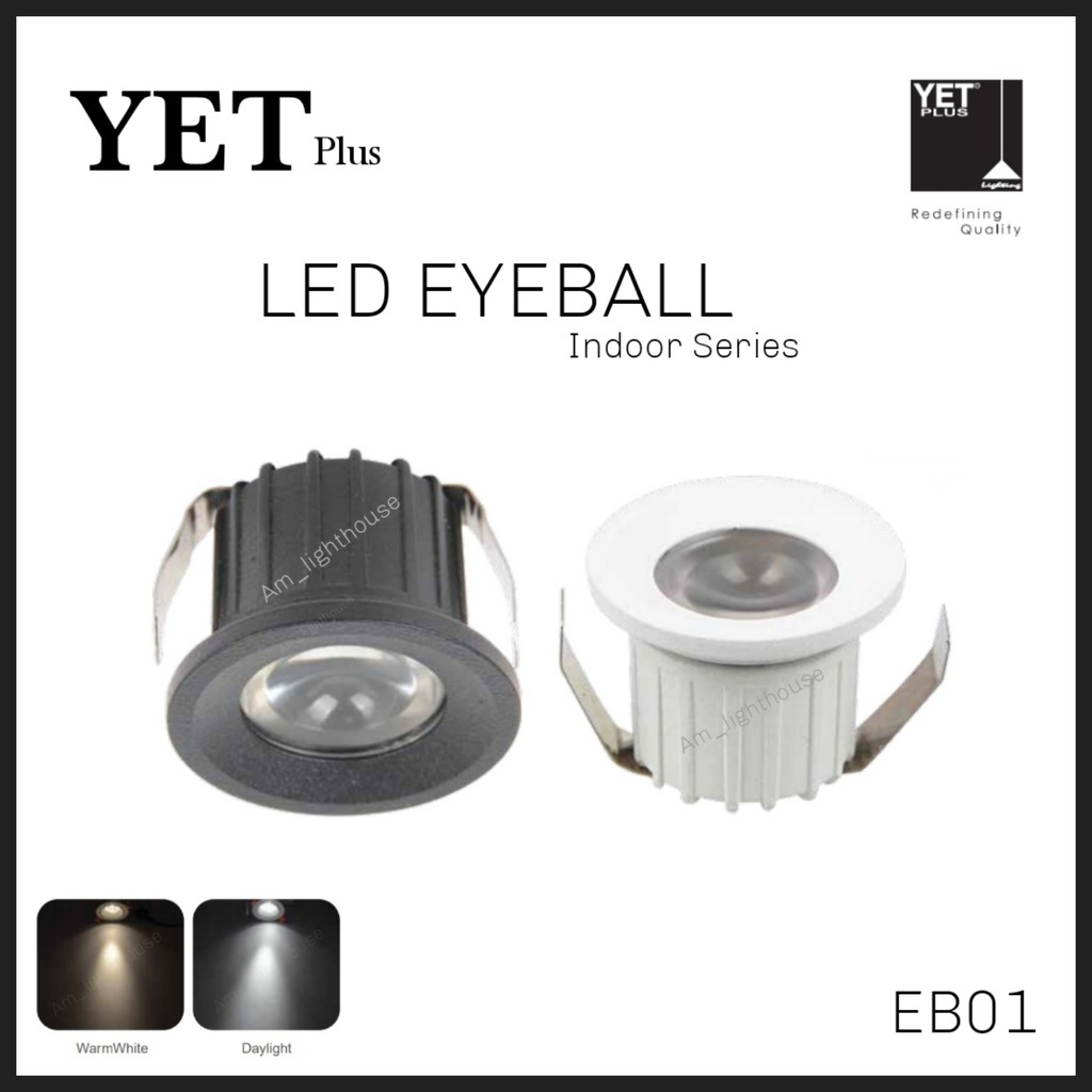 YETPlus LED EYEBALL EB01 (Black&White) | Shopee Malaysia