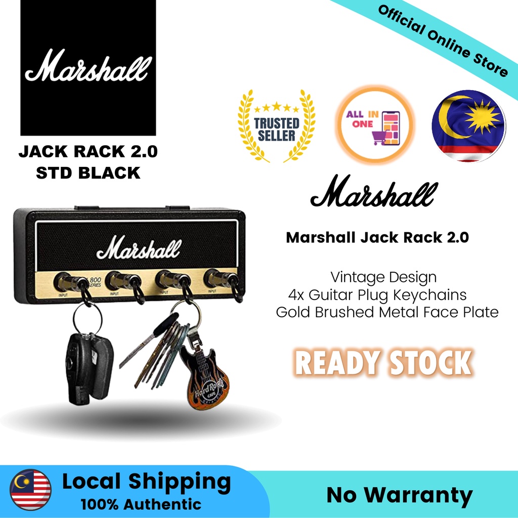Marshall Jack Rack 2.0 Keychain Holder JCM800 with Real Guitar Plugs ...