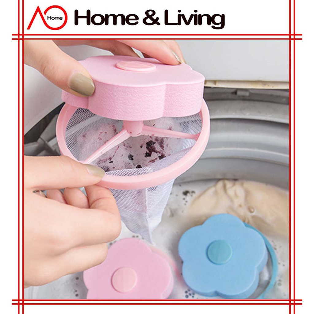 AO Home Flower Type Washing Machine Float Filter Bag Filter Hair ...