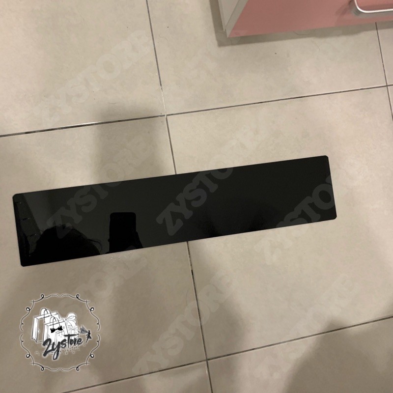 1pcs Papan kereta noplat kosong Black PVC Sheet Car Number Car Plate ...
