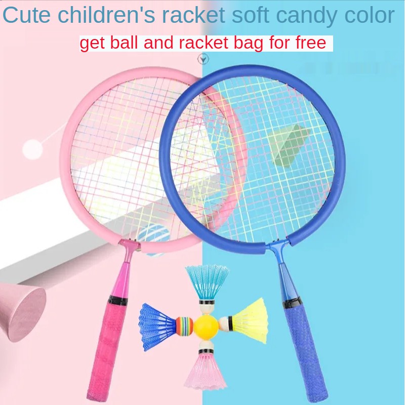 Badminton racket double racket baby ultra light children's racket ...