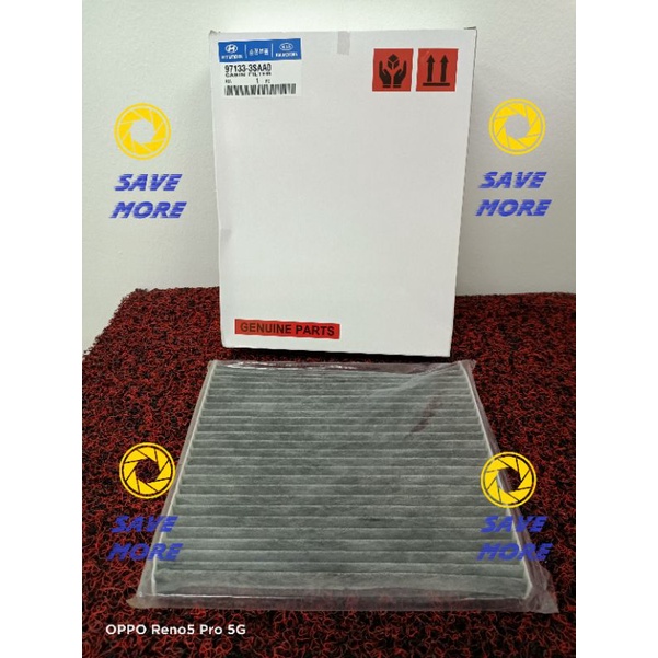97133-3SAA0 HYUNDAI SONATA YF/ KIA OPTIMA K5/ CARNIVAL AIR COND CABIN FILTER (CARBON) | Shopee ...