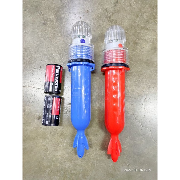 [Ready Stock]2 BATTERY 1 Colour Lampu Kelip2/ Fishing Net Light Torpedo ...
