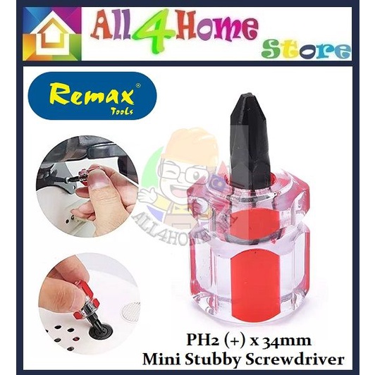 REMAX Mini Stubby Screwdriver Mini Screwdriver Mini Screw Driver Short Small Split Repair Tools ...