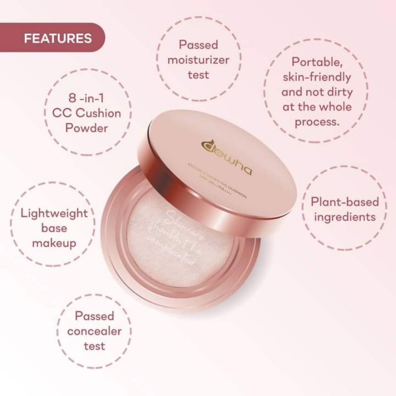 Dewha Dewy CC Cushion Korean look, Glass skin (Made In Korea) | Shopee ...