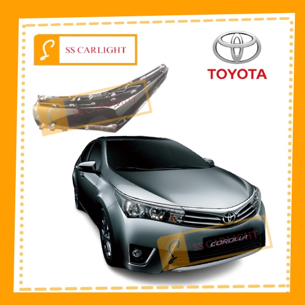 TOYOTA ALTIS 14 15 16 17 PRE FACELIFT HEAD LAMP COVER HEAD LIGHT COVER ...