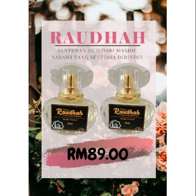 Raudhah perfume (EDP) | Shopee Malaysia