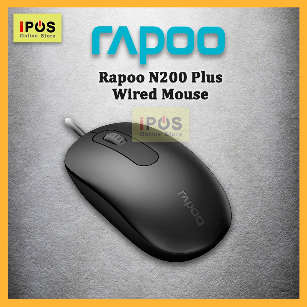 Rapoo N200 Wired Mouse | Shopee Malaysia