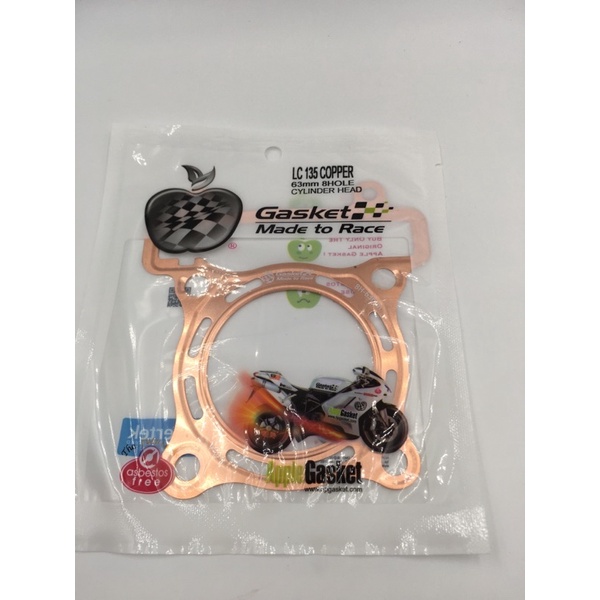 APPLE GASKET LC135 HEAD GASKET 63MM COOPER 8 HOLE 68MM 62MM 63MM 66MM ...