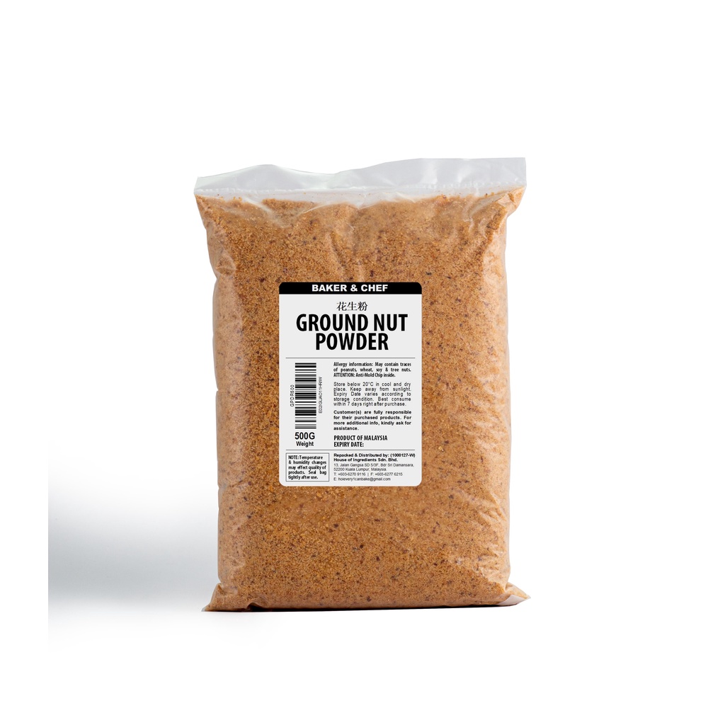 HOI Baker&Chef Serbuk Kacang Tanah 500G | Ground Nut Powder 500G ...
