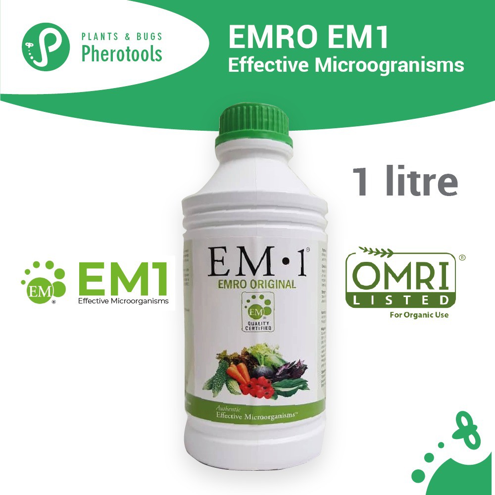 Pherotools 1L EMRO Original EM1 - Effective Microorganism Gardening ...