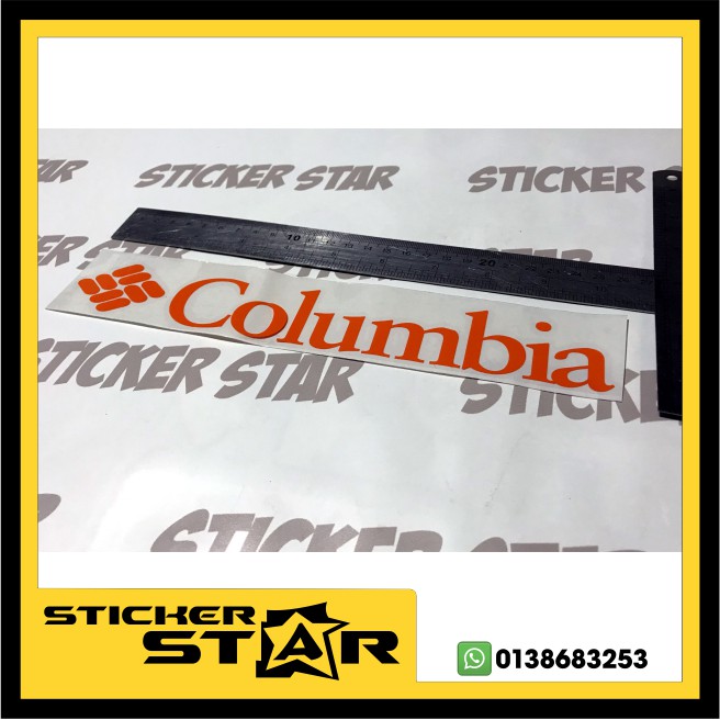 Sticker Columbia Proton Perodua Toyota Honda Suzuki Isuzu Hyundai ...