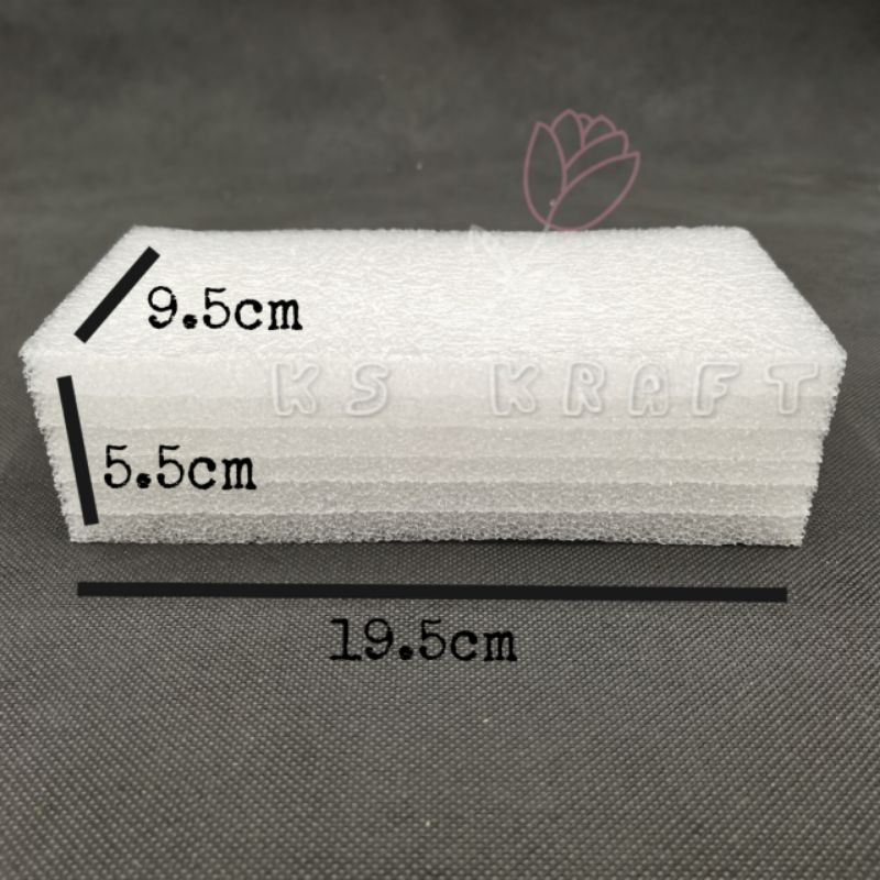 DRY FOAM/Span Putih/White Foam/Flower Foam/Span Bunga Putih/Span Bunga ...