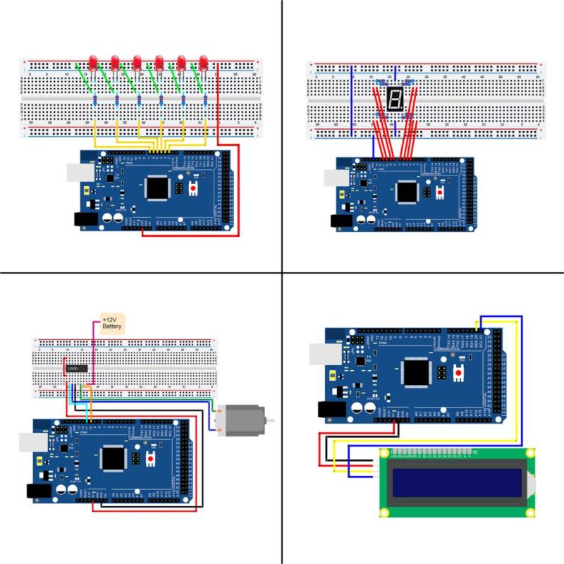 LAFVIN MEGA 2560 Project Ultimate Starter Kit for Arduino Mega2560 with ...