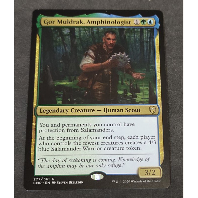 Magic The Gathering : Gor Muldrak, Amphinologist Rare Commander Legends ...
