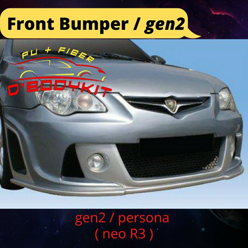 PROTON GEN2 FULLSET BODYKIT R3 WITH LAMP | Shopee Malaysia