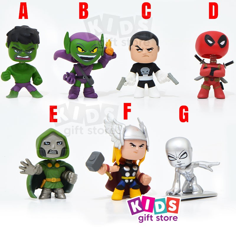 Marvel Pop Avengers Bobble Head Green Goblin Punisher Deadpool Hulk ...