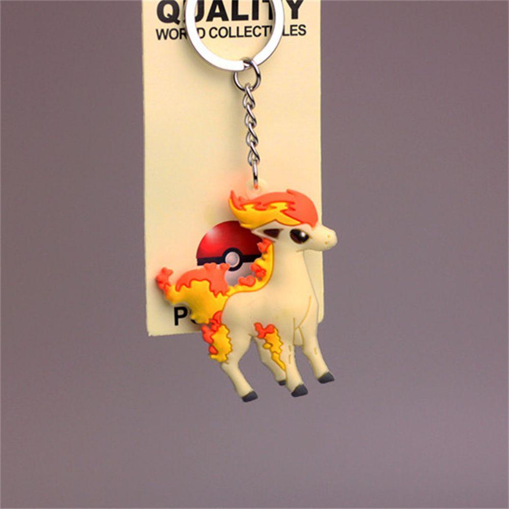 ATAYLOR Pokemon Key Chain Japan Anime PVC Charizard Vulpix Eevee ...