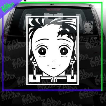* STICKER KIMETSU NO YAIBA TANJIRO DEMON SLAYER JDM MYVI AXIA ALZA ...
