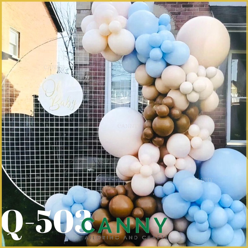 1 SET MACAROON BALLOON BIRTHDAY RETRO THEME DECORATION BALLOON BELON ...