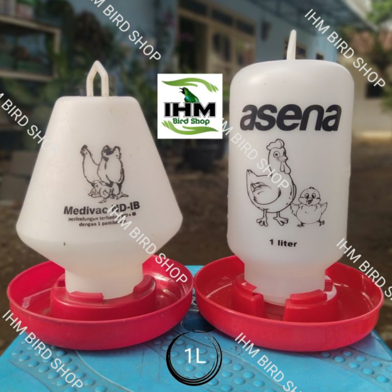 CHICKEN/DUCK DRINKING WATER CONTAINER / 1 liter CHICKEN DUCK DRINKING ...