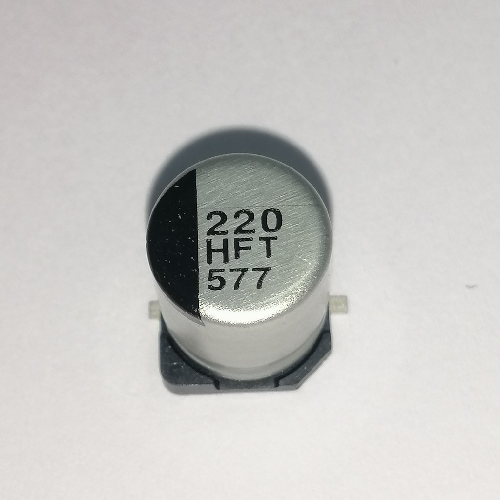Panasonic, 220uF 50V 105°C, SMD Capacitor, 8mm x 10mm | Shopee Malaysia