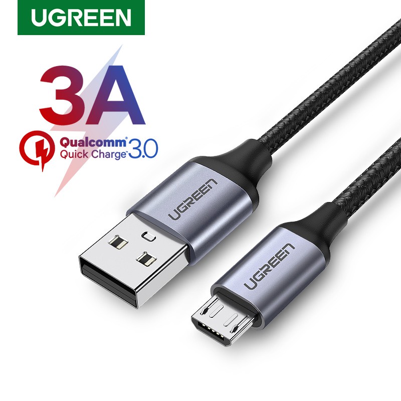 Ugreen 0.25- 3M Micro USB charging and data transmission cable, QC 3.0 ...
