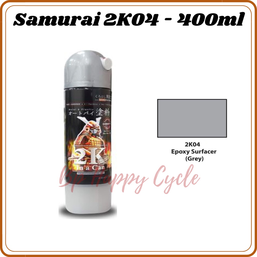 [READY STOCK] 2K04 Samurai Epoxy Surfacer (Grey) | Shopee Malaysia
