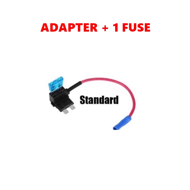 Car Motor Mini Micro Standard Small Medium Fuse Blade Adapter Cable Add ...