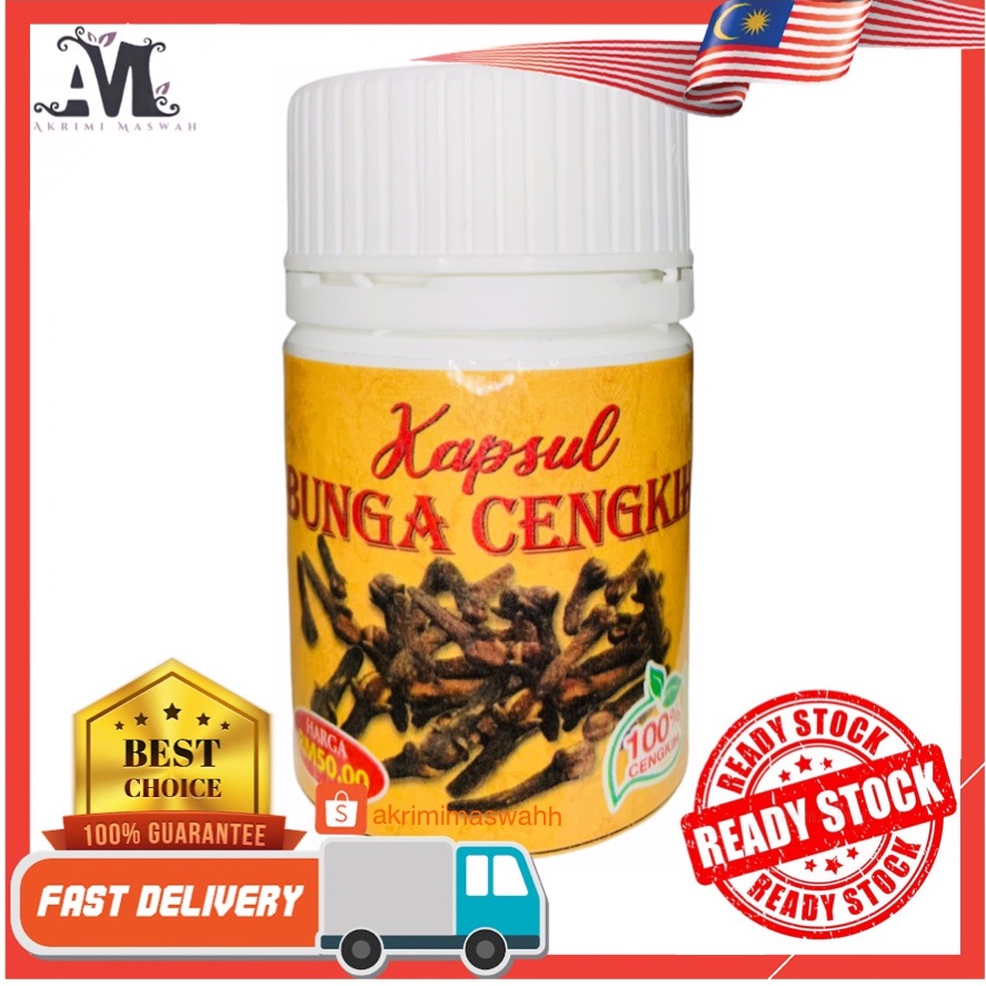 🔥KAPSUL BUNGA CENGKIH 50 BIJI🔥 [READY STOCK]💯 | Shopee Malaysia