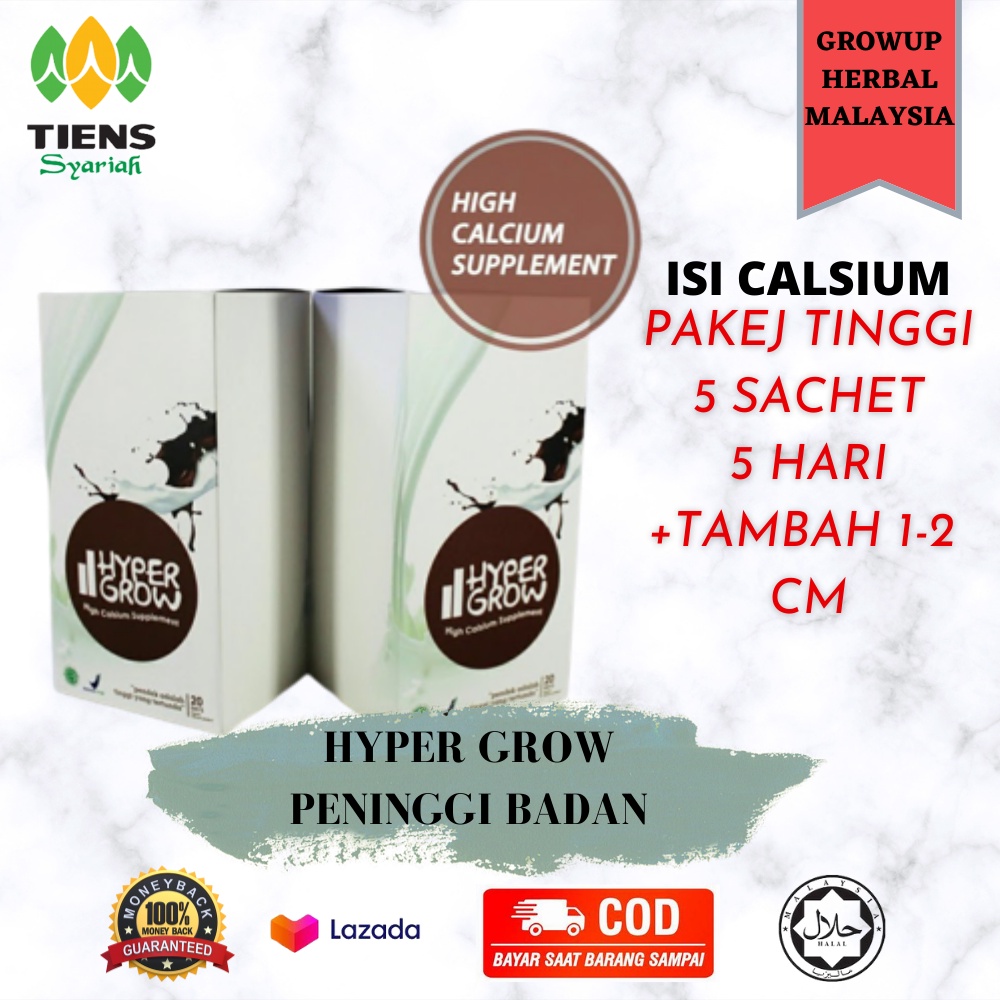 UBAT TINGGI BADAN ORIGINAL HYPER GROW UP HI CAL SUPPLEMENT " 3 SET ...