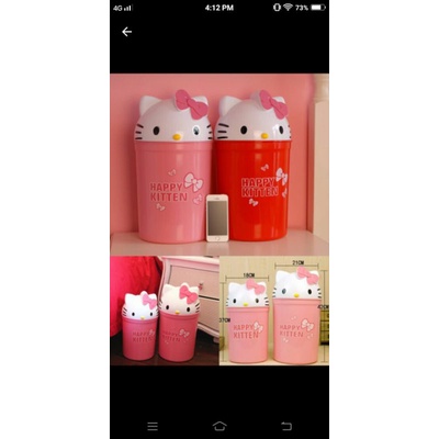 Hello kitty Trash Can | Shopee Malaysia