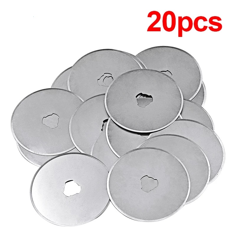 20PCS 10PCS 5PCS 45mm Rotary Cutting Discs Replacement Blades Refill ...