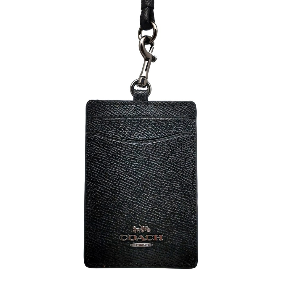 Original Coach ID card holder landyard metal logo | Shopee Malaysia