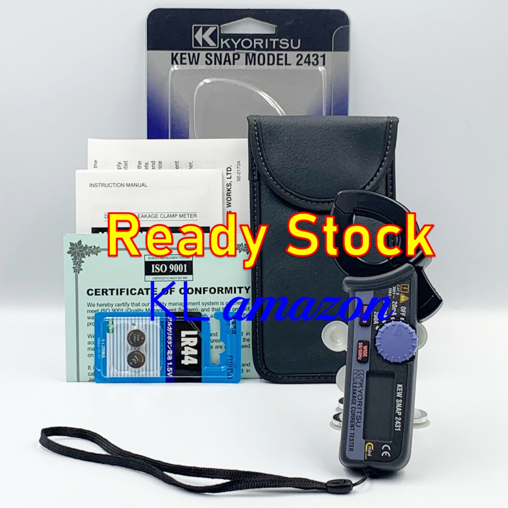 (ACCEPT URGENT ORDER!) Kyoritsu 2431 Leakage Clamp Meter | 12 Months ...