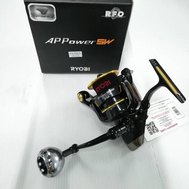 ORIGINAL RYOBI AP POWER SW SPINNING REEL 4000/5000/8000/10000 | Shopee Malaysia