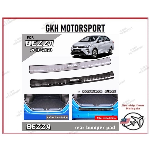 PERODUA BEZZA 2016 2017 2018 2019 2020 2021 2022 2023 REAR BUMPER ...
