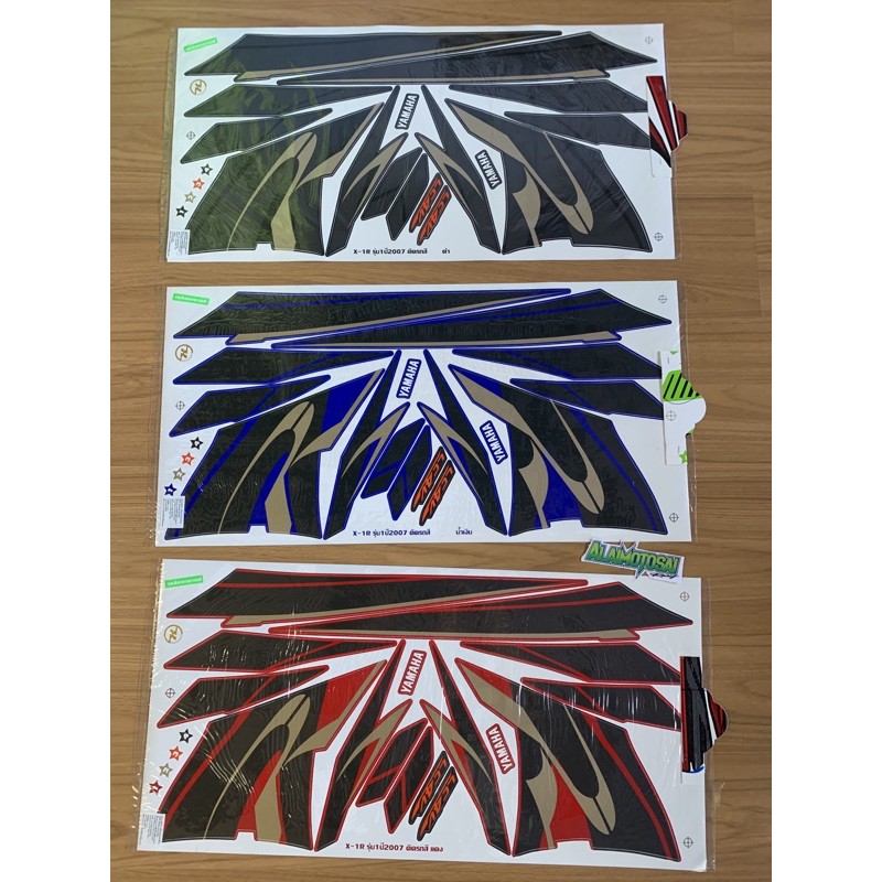 🔥🇹🇭STRIPE X1R THAILAND 🔥🇹🇭 STICKER x1r YAMAHA LC135 x1R Thai | Shopee ...