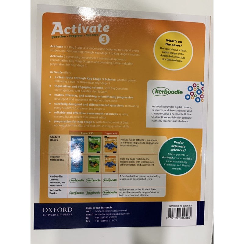 ACTIVATE KS3 Science Third Year, 60% OFF | www.pinnaxis.com