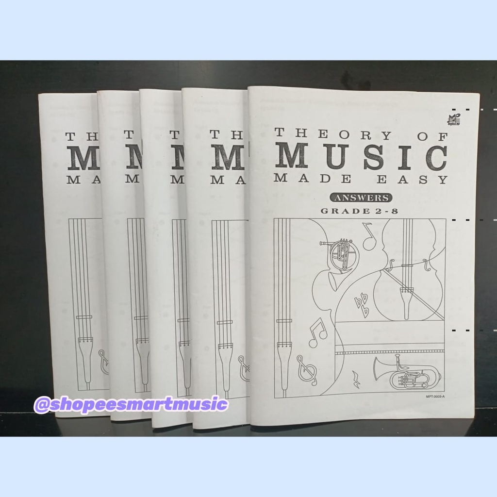 Theory of Music Made Easy Answers (Grade 2-8) | Shopee Malaysia