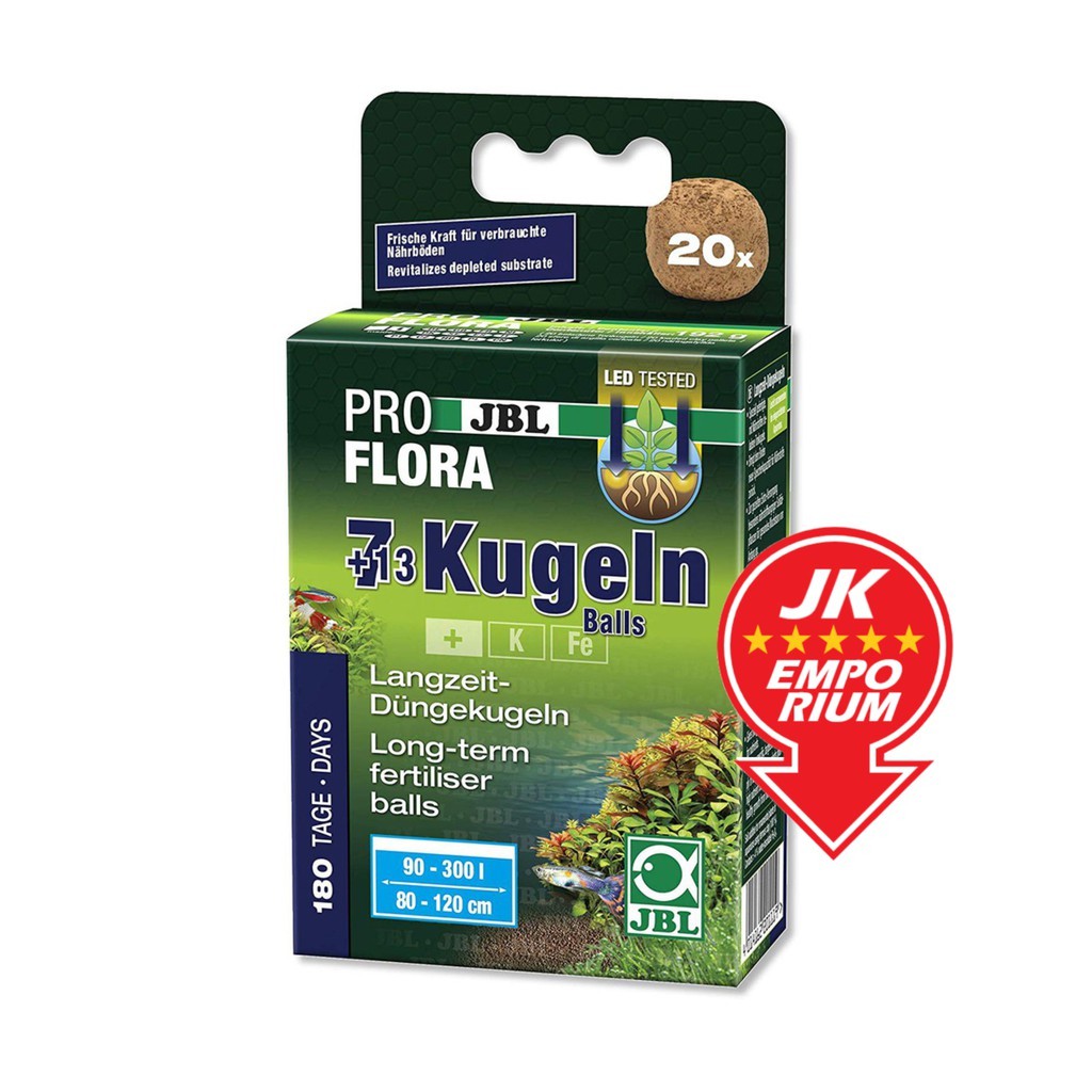 JBL ProFlora 7+13 Kugeln Balls Root Fertilizer For Aquatic Plants Pro ...