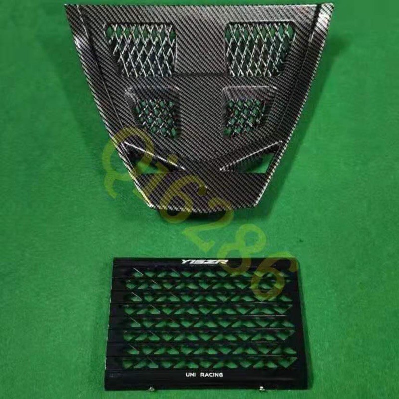 🛵YAMAHA 🔥 Y15 V1/V2 Set Package 2 in 1 Engine Cover Black & Coolant ...