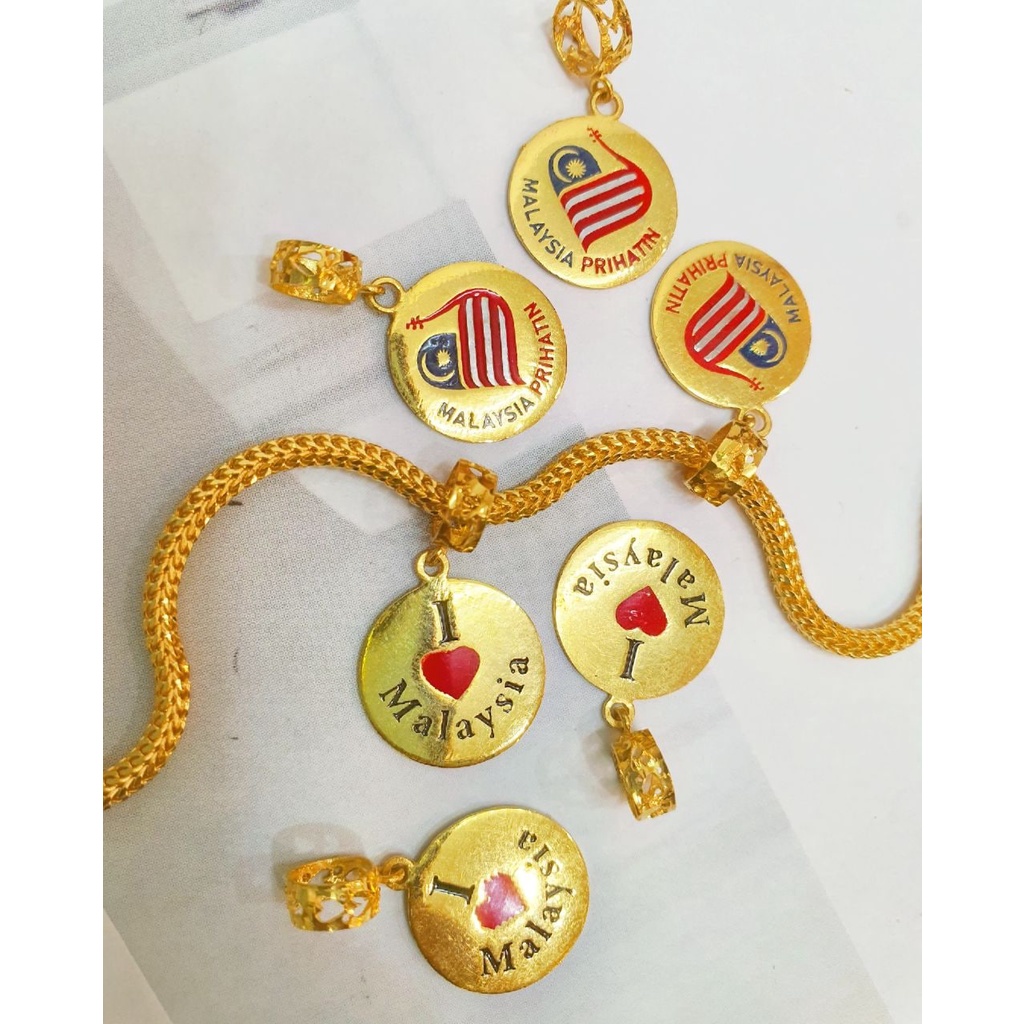 CHARM MALAYSIA PANDORA EMAS 916 | Shopee Malaysia