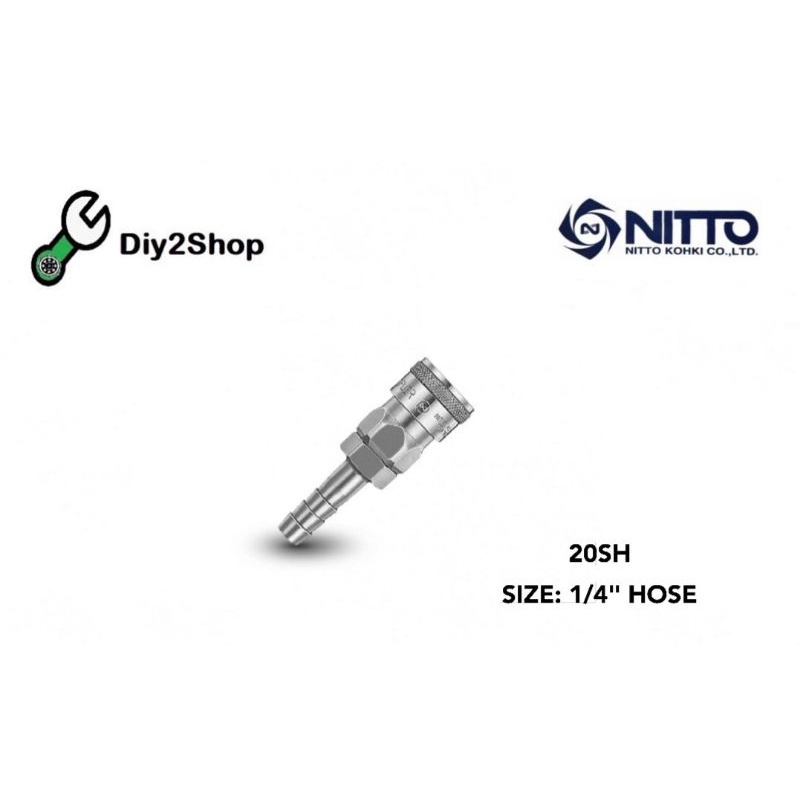 NITTO KOHKI 20SH HI CUPLA (HOSE BARB) | Shopee Malaysia