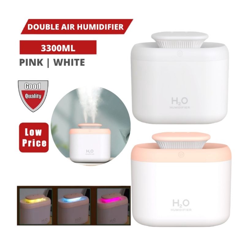 💥 DOUBLE AIR HUMIDIFIER H20 3300ML💥 ready stock | Shopee Malaysia
