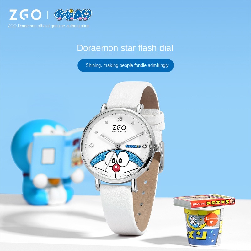 ZGO [🌸Original genuine🌸] Doraemon watch for girls and students Simple ...