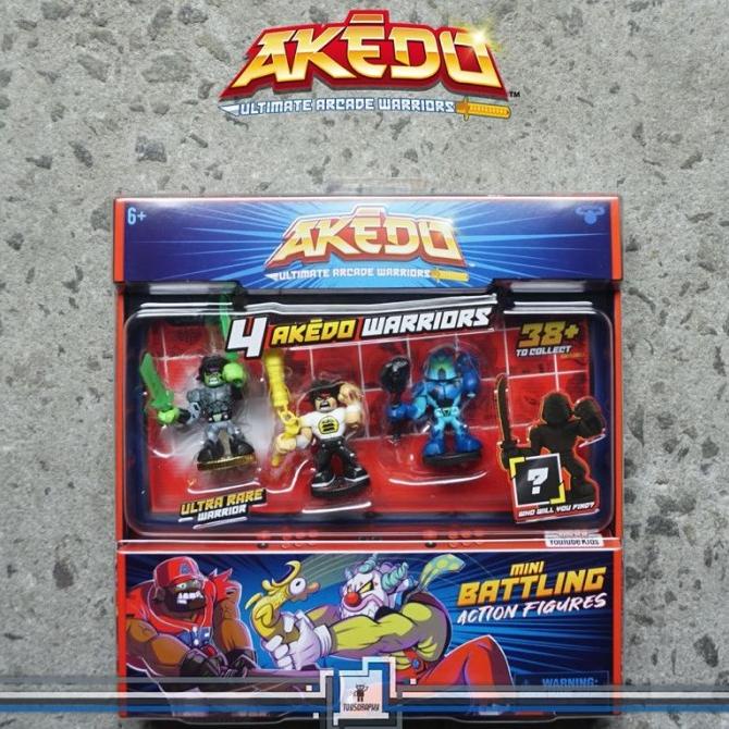Akedo Warrior 4 Pack Glitchblade, Chux Lee Battling Fighting Figure | Shopee Malaysia