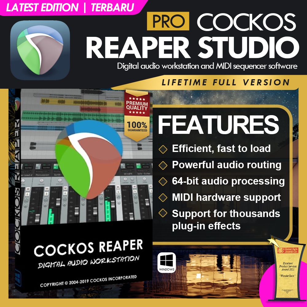 Cockos Reaper v7.4 for Windows PC 🔥 Latest Updated 🔥 Full Version 🔥 ...